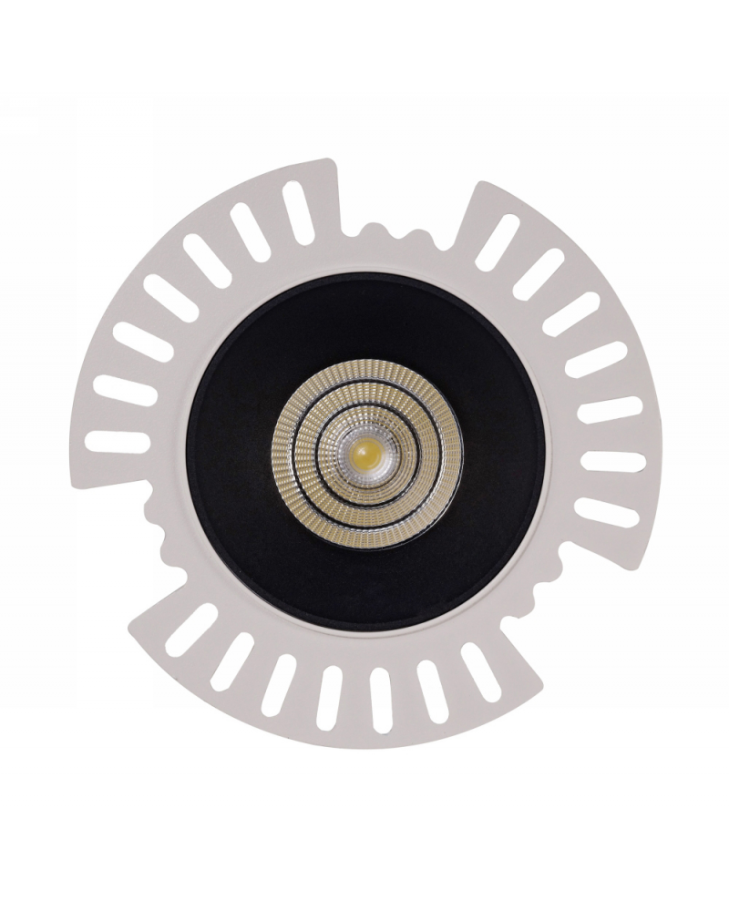 Basy 8W Black Trimless Type LED Downlight Colour Temperature Warm White ...
